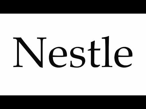 How to Pronounce Nestle