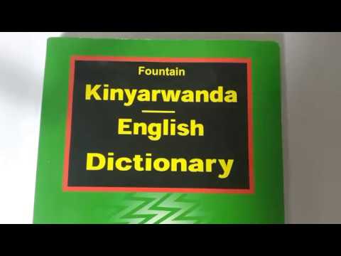 Just a REVIEW: Fountain "Kinyarwanda-English Dictionary", 2009 Kigali, author: Dr. C.Niyomugabo
