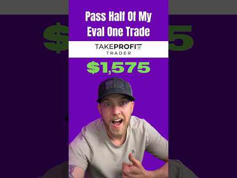 One Trade Take Profit Trader Eval Pass $1500 50%
