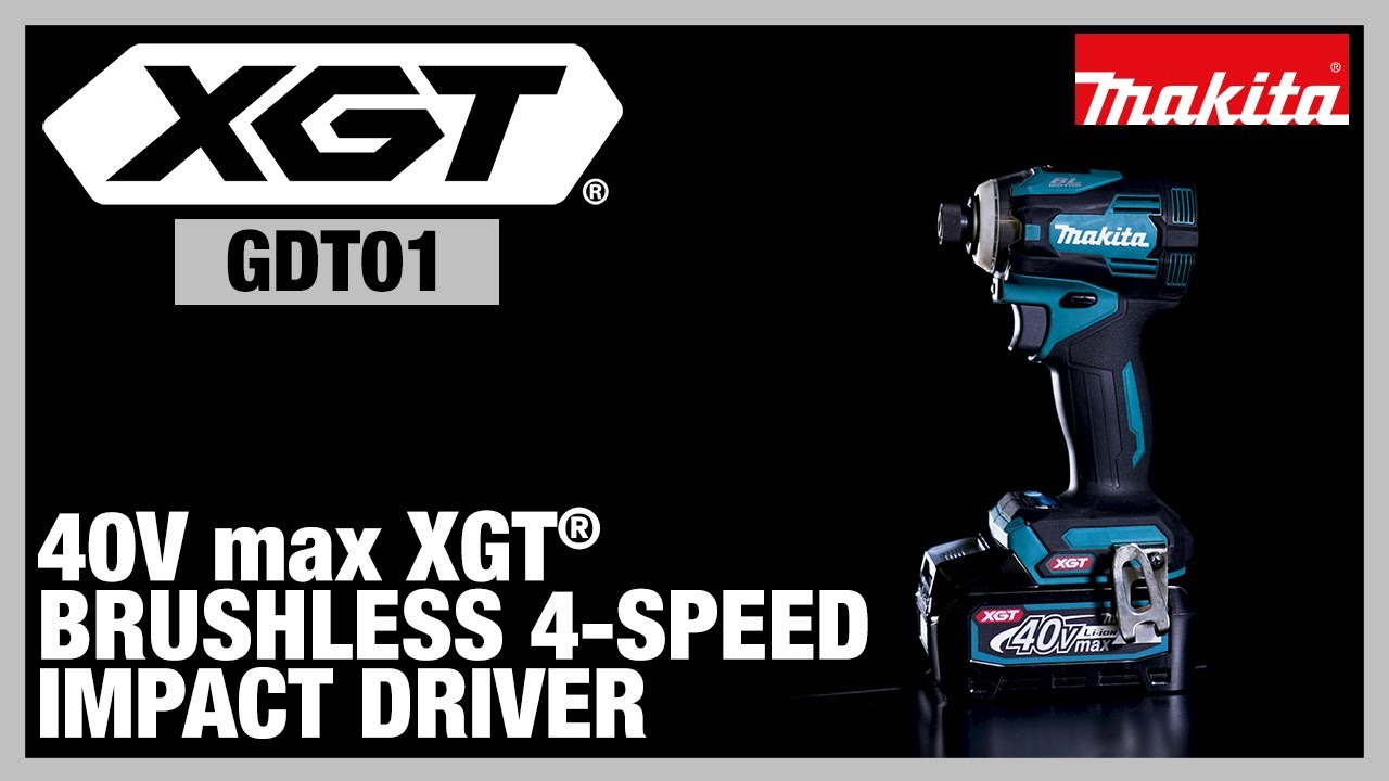 40V max XGT® Brushless 4-Speed Impact Driver (GDT01)