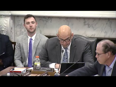 Sen. John Fetterman chairs first subcommittee hearing