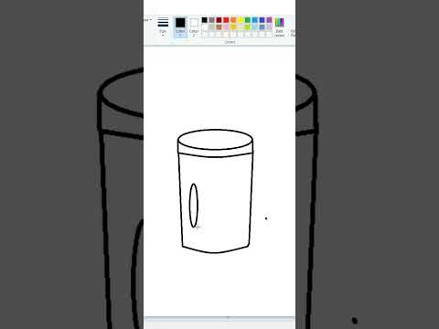How to draw in ms paint | paint in computer| dastbin