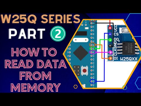 W25Q FLASH Memory || Part 2 || How to Read the Data from memory