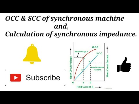 OCC and SCC of Synchronous Machine Video Lecture - Electrical ...