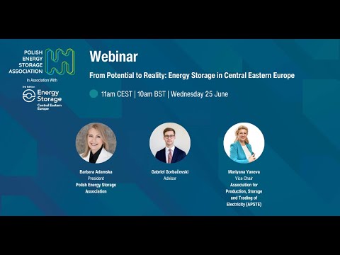 Webinar - From Potential to Reality: Energy Storage in Central Eastern Europe