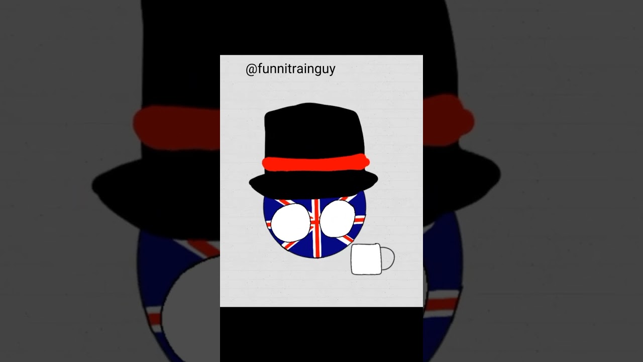 UK Drinks tea #countryballs #shorts #short