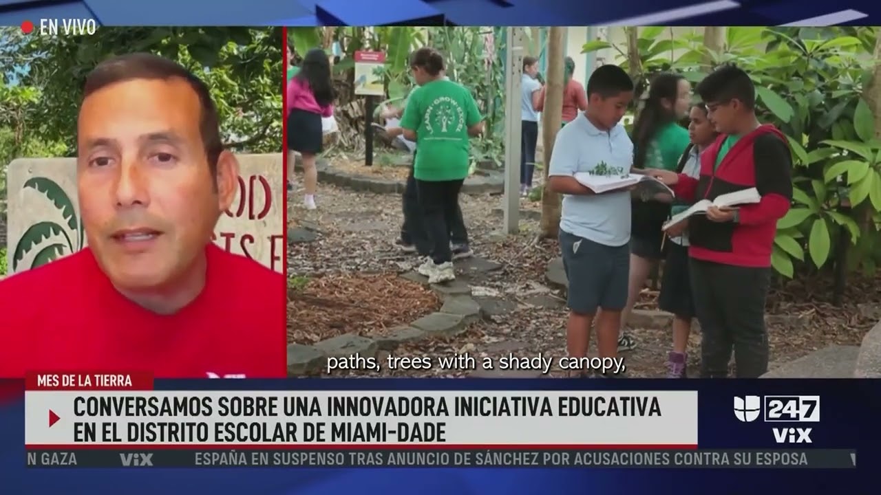 The Education Fund teams up with Life Time Foundation for Earth Day at a MDCPS Elementary School