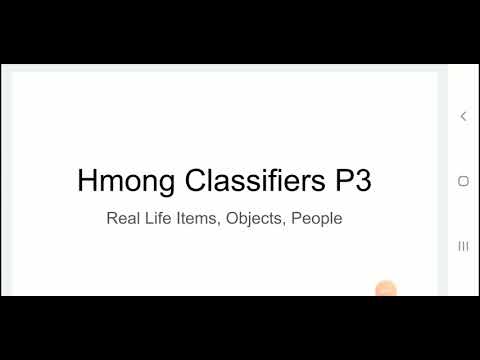 Mr. X Hmong Classifiers Part 3