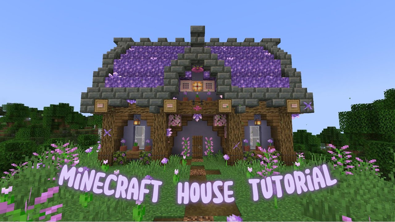 Tutorial | How to Build an Amethyst Inn in Minecraft - Minecraft Builders