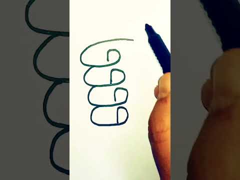 6666=thumbs-up ๐#shorts #youtubeshorts #drawingfansclub