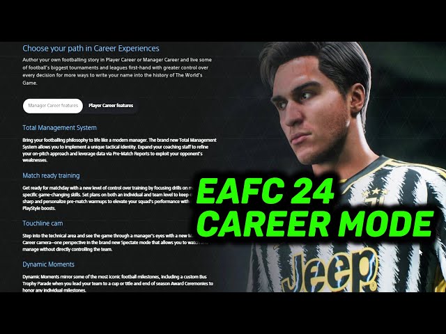 3 things to expect from the EA FC 24 Career Mode Deep Dive