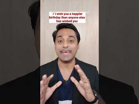 10 different ways to wish " Happy Birthday" | #shorts
