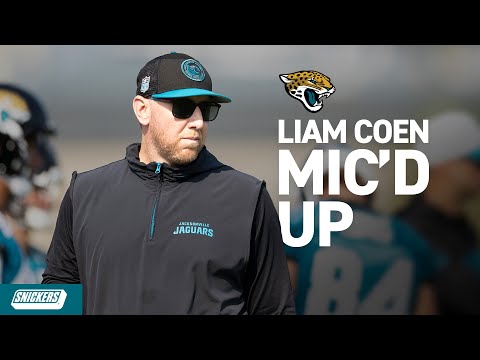 Jaguars Head Coach Liam Coen MIC'D UP at OTAs! | Jacksonville Jaguars