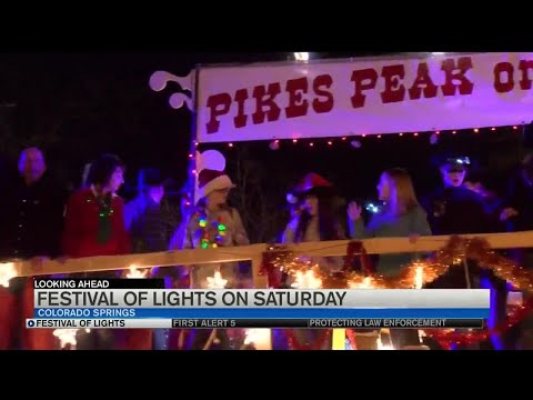 Colorado Springs Festival of Lights this Saturday night in downtown