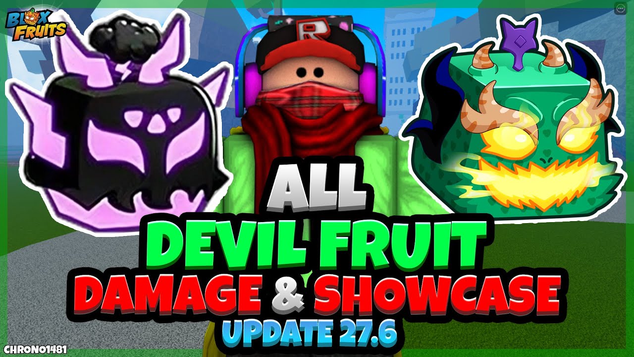 All Devil Fruit Damage and Showcase [600 Mastery] (Update 27.6 Blox Fruits)