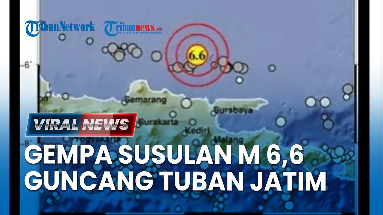 BREAKING NEWS: Gempa M 6.1 Guncang Tuban-Jatim, Terasa Kencang hingga Jawa Tengah - Tribun Video