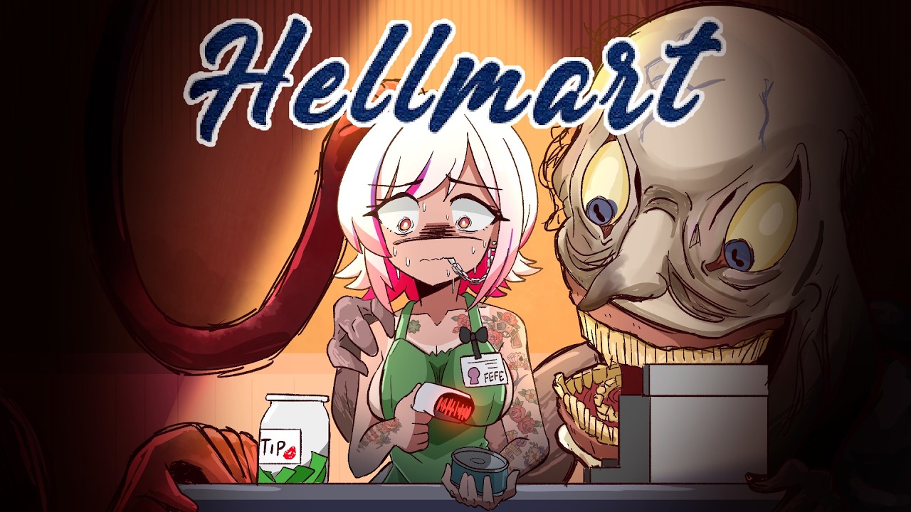 Stocking my NEW GamerSupps in HELL | Hellmart Gameplay