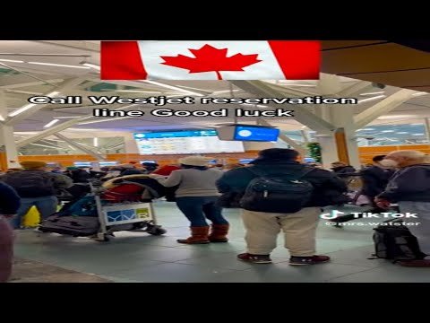 Vancouver Airport Westjet Chaos | Not have enough staffing