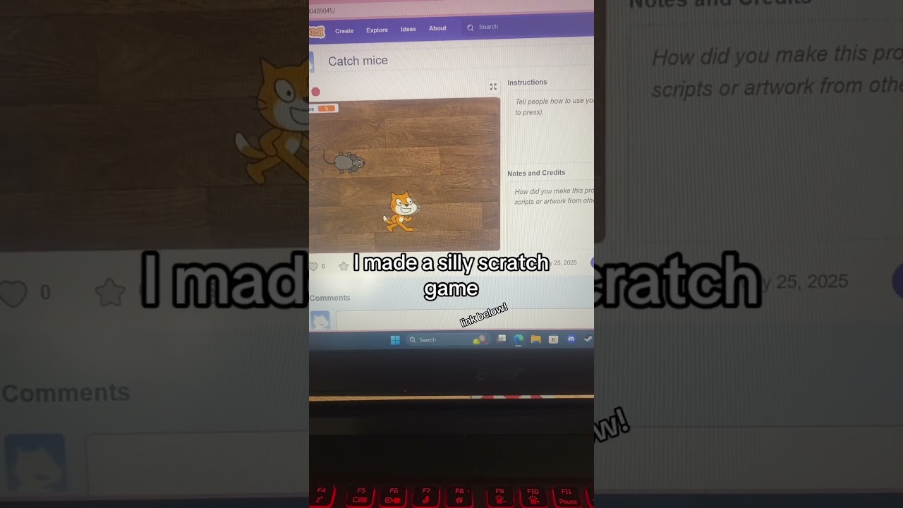 https://scratch.mit.edu/projects/1180489045 #scratch #coding #game #silly