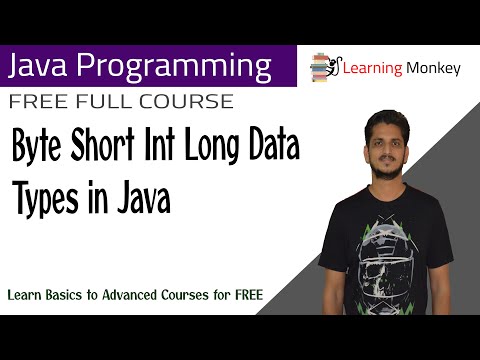 Byte Short Int Long Data Types in Java || Lesson 4 || Java Programming || Learning Monkey ||