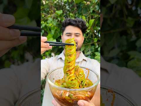 Korean cucumber salad || Spiral Cucumber