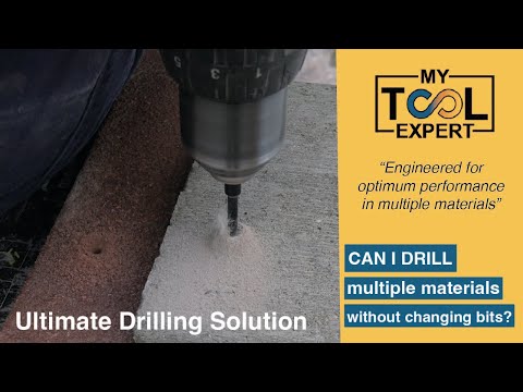 My Tool Expert MULTI MATERIAL DRILL. Can I drill multiple materials without changing bits?