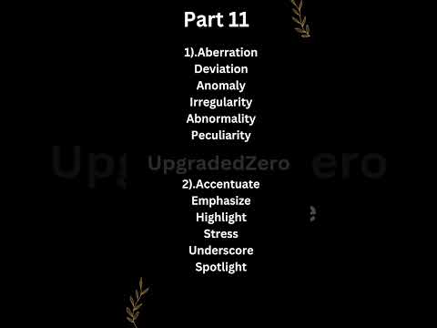 vocabularies with synonyms #ielts #english
