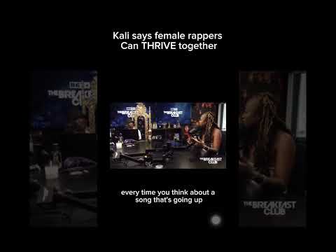 Upcoming female rapper Kali says all female rappers can thrive together on breakfast club interview