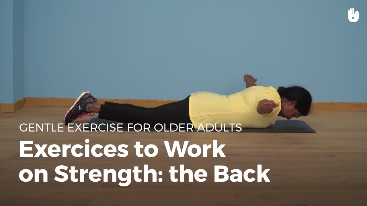 Back Workout - Gentle Exercise for Older Adults | Sikana