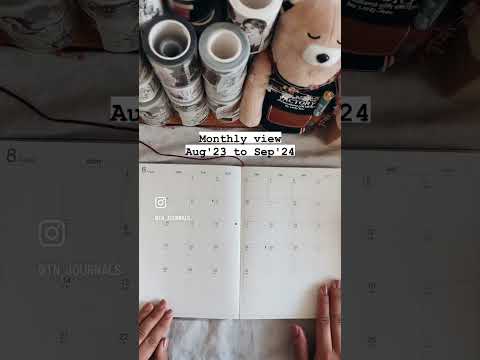 Muji Planner | 2023-2024 | Let's Take a look inside | A5 Weekly Vertical | Read description for more
