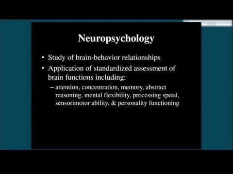 Forensic Neuropsychology: Essential Information to Know