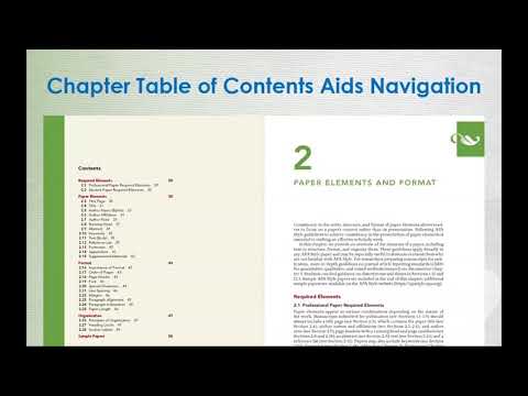 What’s New in APA Style—Inside the Seventh Edition of the Publication Manual of the APA