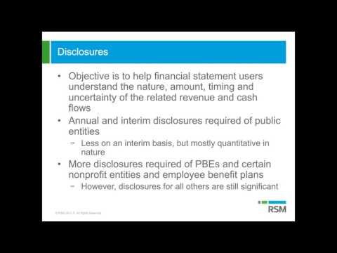 Presentation and Disclosure | Revenue Recognition and ASC 606