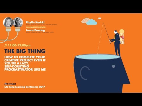 The Big Thing: Phyllis Korkki at Life-Long Learning 2017