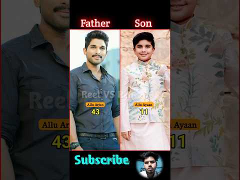 Tamil actors Telugu actors Age son 💞 (Pt-5) #shorts #tamil #telugu #actor #son #father #alluarjun