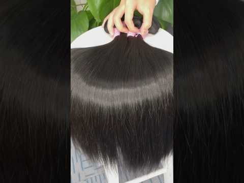 Silky Straight Virgin Human Hair Bundles Weaves. #bestbeautyhair