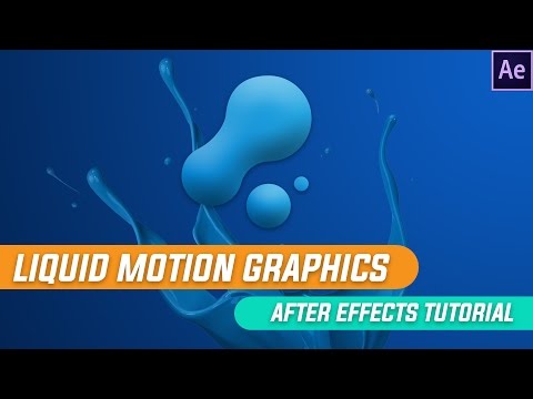 After Effects Tutorials: Liquid Motion Graphics Animation in After ...