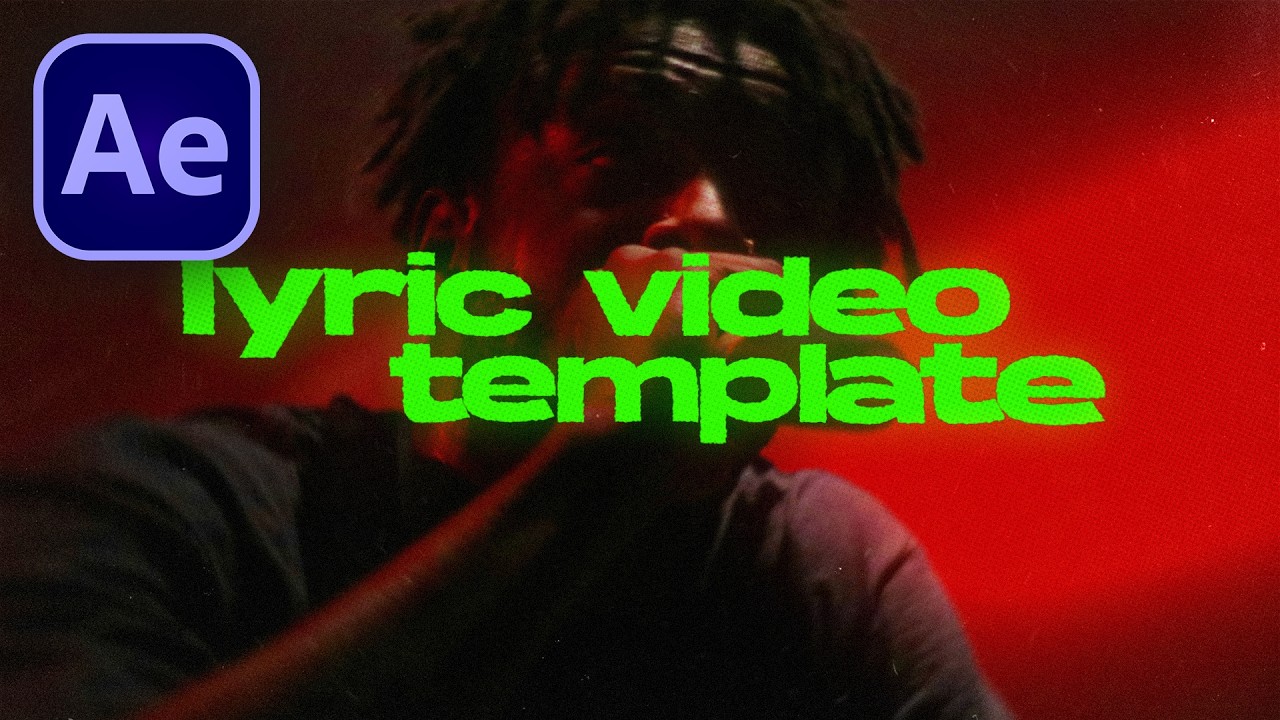 Grunge - Lyric Video Template for After Effects | Dynamic Typography