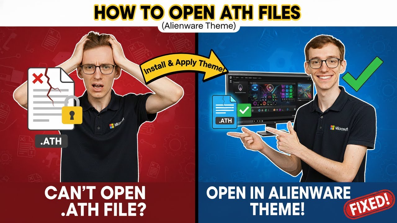 Opening ATH Files (Alienware Theme)