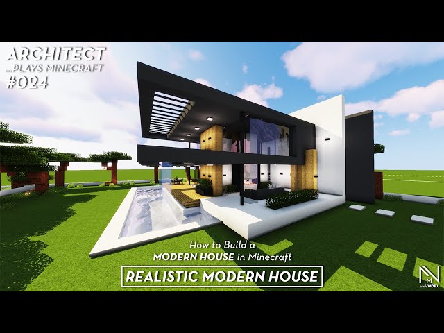 Minecraft Realistic Modern House Minecraft Map