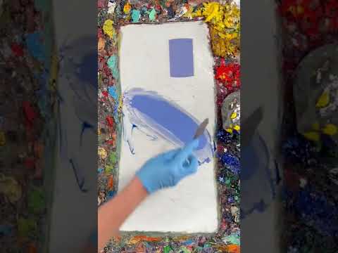 “Blue Satin” Color Match #asmr #colormatching