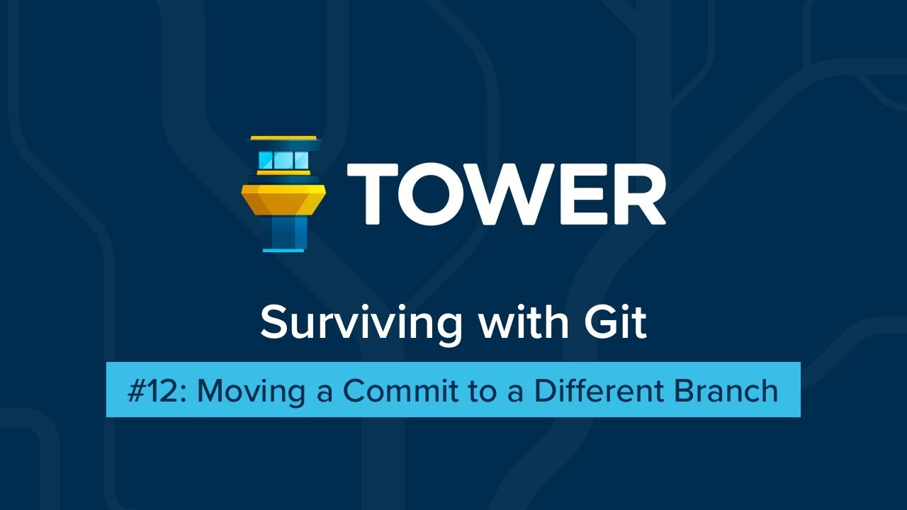 Surviving with Git #12: Moving a Commit to a Different Branch