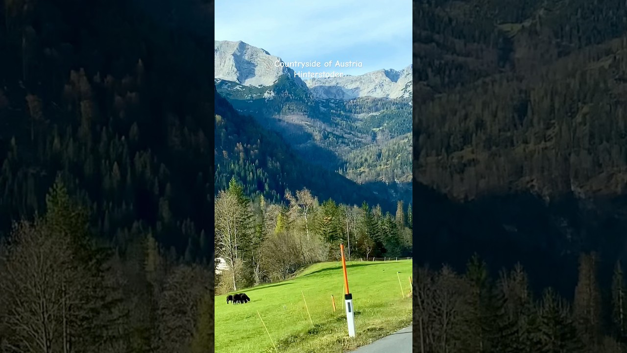 📍Hinterstoder #austria #travel #roadtrip #landscape #beautifuldestinations #mountains #countryside