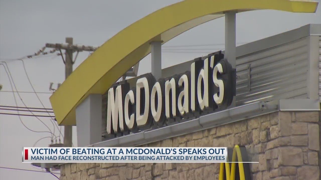 Man recovering after assault over McDonald's sandwich