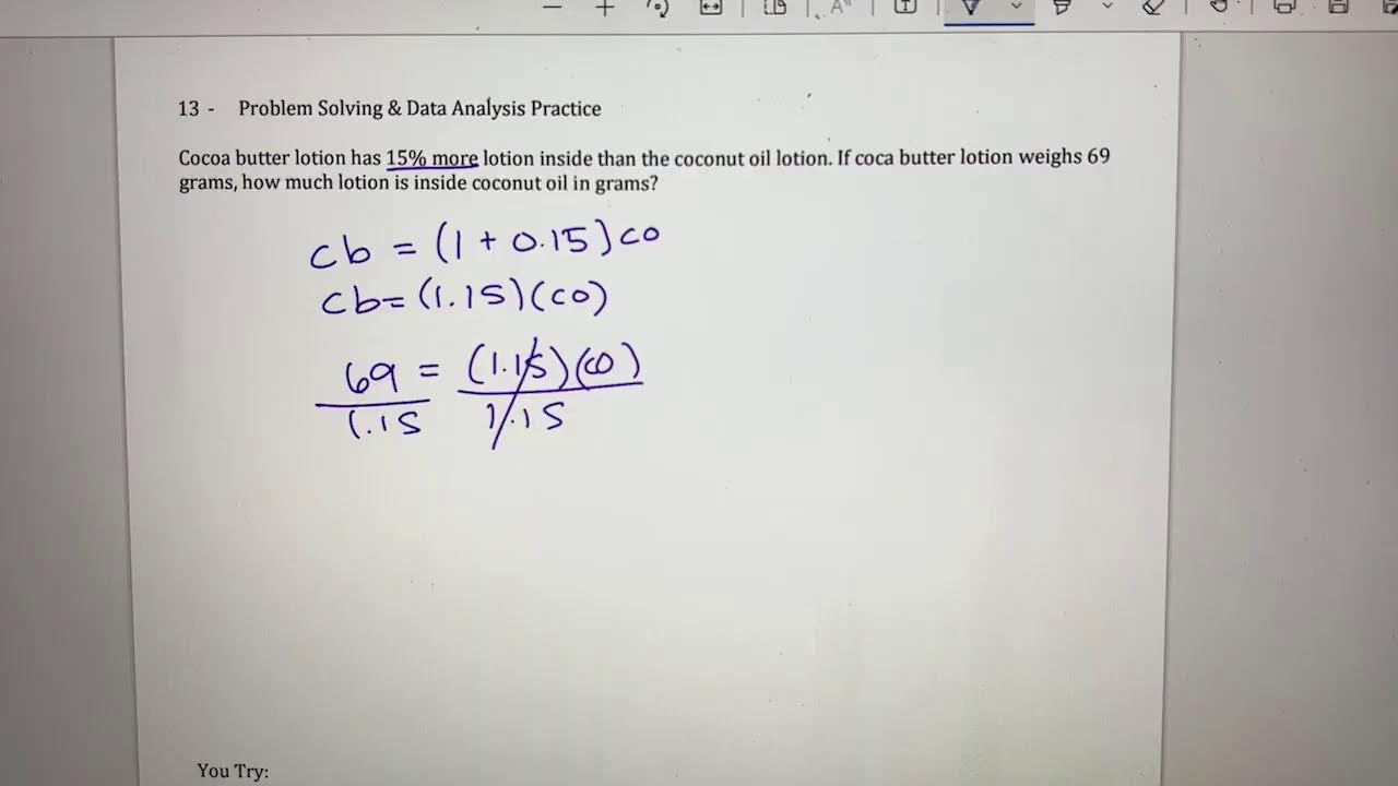 SAT Math Study Group: Problem Solving & Data Analysis