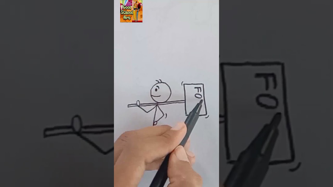 Fallow me | stick man Probably talking about  subscribes 🤭| stick figure funny drawing  #art