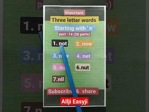 #grammar,three letter words,words starting with 'n',easy reading.