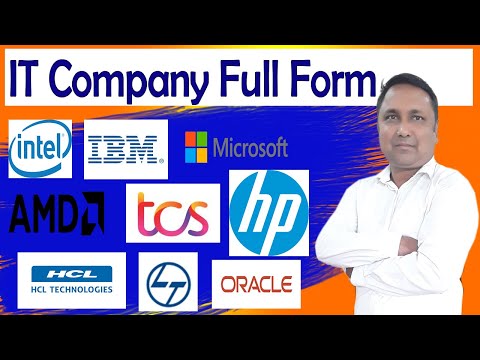 Full form Microsoft , Intel , HP Full Form, AMD Full Form TCS HCL L&T IT Companies Full For,