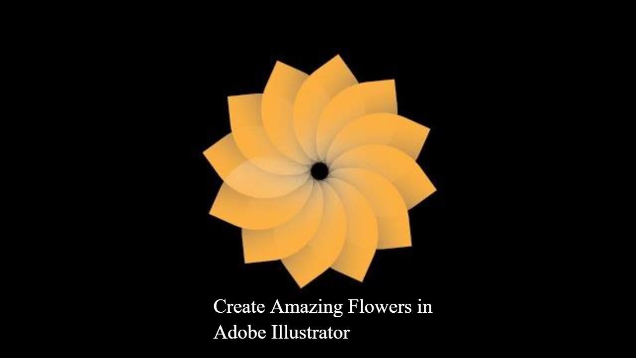 Create Amazing Flowers in Adobe Illustrator with the Easiest Method Possible!
