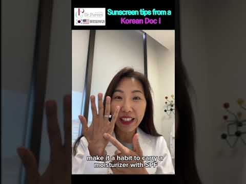 Sunscreen tips from a Korean Doc I
